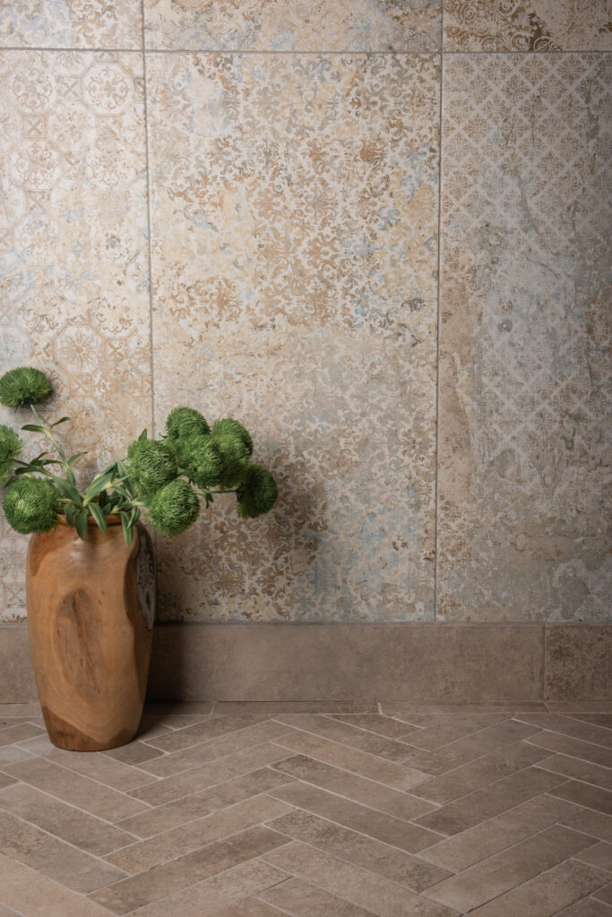 Natural Finish Vintage Porcelain Tile | Healey Light Tile